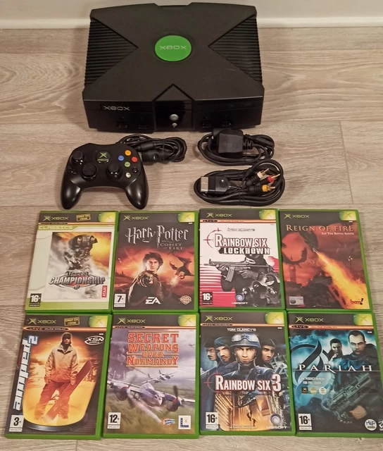 ORIGINAL XBOX KONSOLE MFG 02/08/2005 mit Controller, AV-Kabel und ...