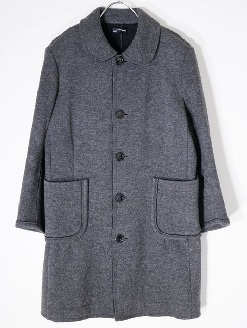 TRICOT COMME DES Garcons Double-Face Laine Col Rond Couture Manteau EUR ...