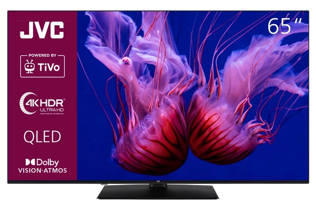 JVC 65 ZOLL QLED Fernseher 4K UHD Smart TV HDR Dolby Vision Dolby Atmos ...