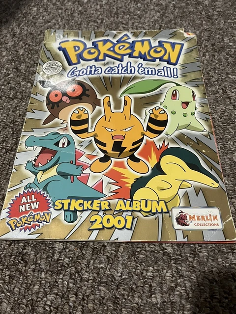 MERLIN 2001 POKÉMON Sticker Album Collections Not Complete Incomplete £ ...