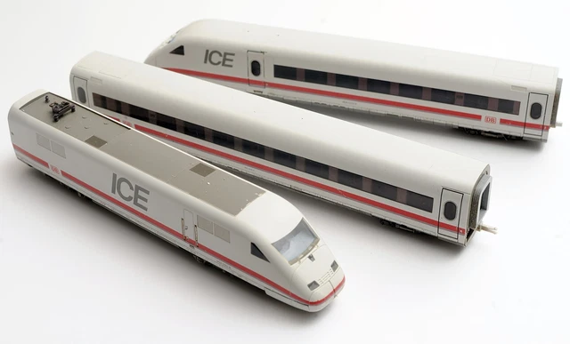 MÄRKLIN SPUR H0: ICE Triebwagen-Zug, E-Lok läuft nicht, DEFEKT ++ 3 ...