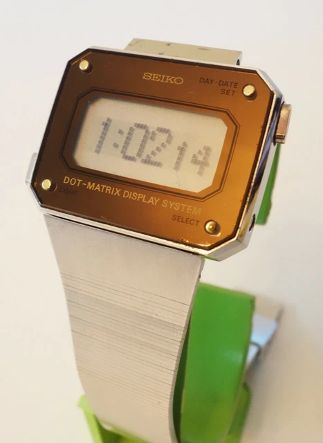 SEIKO DOT MATRIX Watch D031-401A (Spares or Repair) £40.00 - PicClick UK