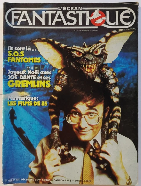 L'ÉCRAN FANTASTIQUE N°51 Décembre 1984 avec Poster Gremlins SOS ...