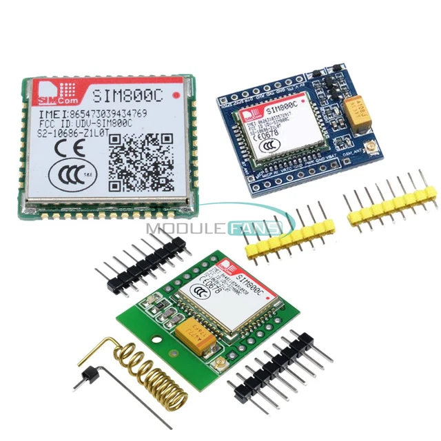 SIM800C GSM GPRS Quad-band Bluetooth Development Board Antenna STM32 R ...
