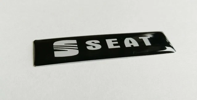 SEAT 3D DOMED Badge Logo Emblem Sticker Graphic Decal Ibiza Leon Ateca ...