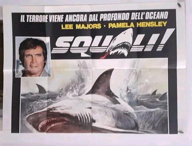 SQUALI! LOTTO MANIFESTI 1F 2F 4F poster film lee majors pamela hensley EUR 89,00 - PicClick IT