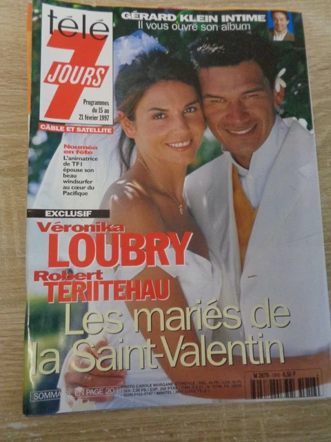 TÉLÉ 7 JOURS N° 1916 / 1997 VERONIKA LOUBRY EUR 12,90 - PicClick FR