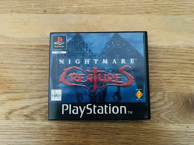 NIGHTMARE CREATURES [1996] - PlayStation 1 Ex-Rental Game *TESTED* PS1 ...