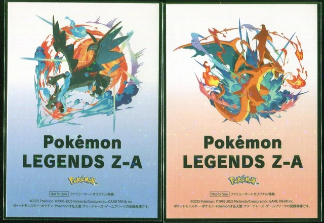 MEGA CHARIZARD X Y Pokemon Legends Z-A Japanese Promotional Cards LP ...