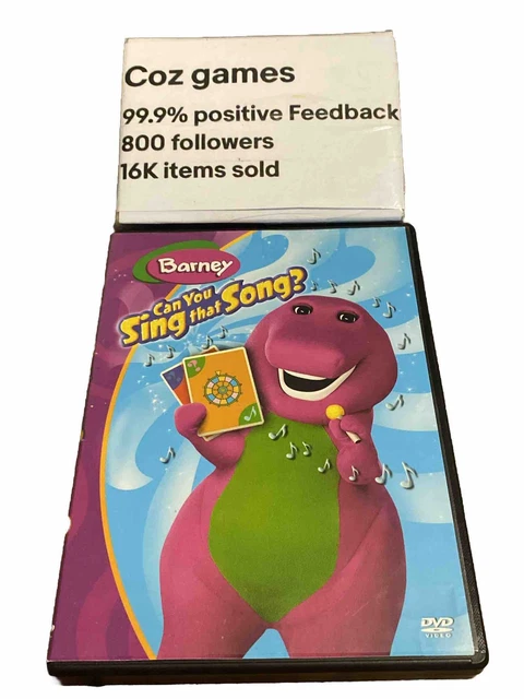 BARNEY CAN YOU Sing That Song Dvd Kids Tv Show Region Free Learning ...