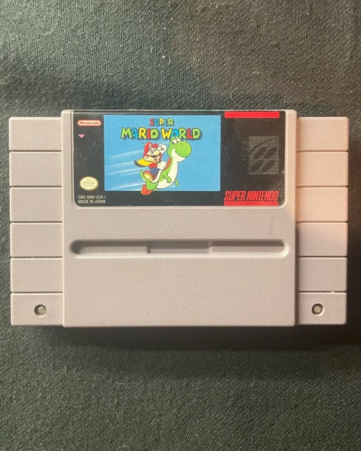 SUPER MARIO WORLD (Nintendo SNES, 1992) $20.00 - PicClick CA