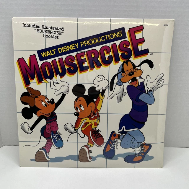 1972 WALT DISNEY Productions Mousercise LP Vinyl Record BRAND NEW ...