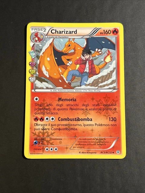 POKEMON ITA RARE Holo Reverse Foil Charizard rc5/rc32 EUR 17,41 ...
