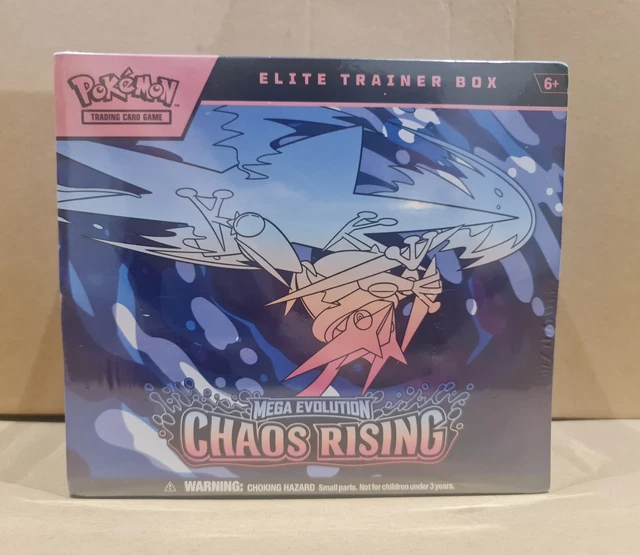 POKÉMON TCG MEGA Evolution Chaos Rising Elite Trainer Box ETB New ...