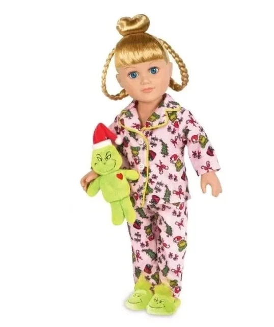 MY LIFE AS Grinch Doll Cindy Lou Who 18" Poseable Blonde Hair Blue Eyes ...