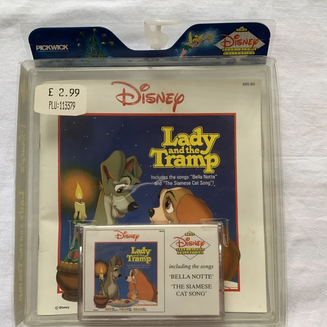 LADY & THE Tramp - Disney Read Along Collection Cassette and Book ...