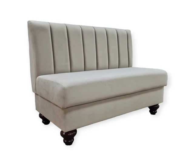 VELVET MODERN BANQUETTE Booth Bench Seating for Restaurants /Dining ...