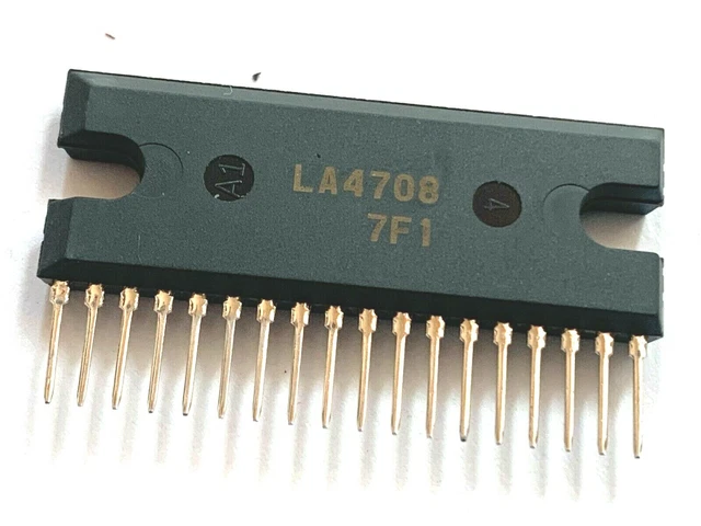 2 PIÈCES | LA4708 original neuf circuit intégré Sanyo livraison gratuite aux États-Unis EUR 19 ...