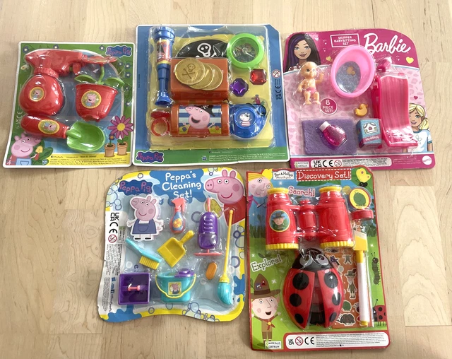 PEPPA PIG, BARBIE & Discovery Kids Toy Bundle – New Small Toys – Party ...