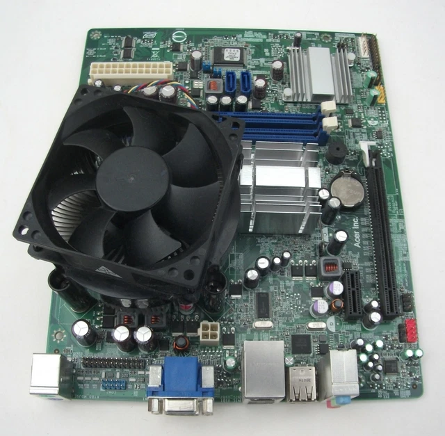ACER VERITON X275 G41D01P8-1.0-6Ksh Lga775 Mainboard W/Cpu, Cooler & I ...