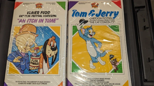 TOM & JERRY - Elmer Fudd Vhs - Viddy-Oh For Kids - Lot Of 2 £37.70 ...