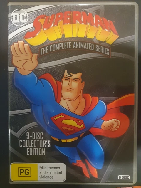 SUPERMAN THE COMPLETE Animated Series Dvd Rare Cartoon 9-Disc Box Set Tv Show $90.00 - PicClick AU