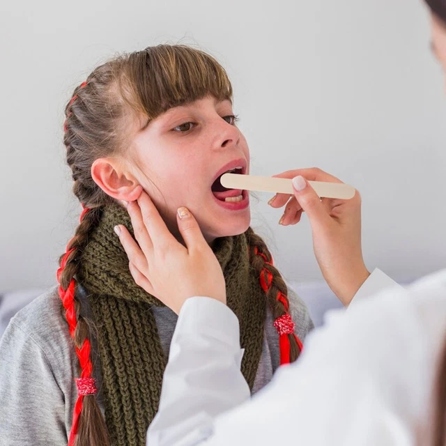 100 PCS TONGUE Depressors Wood Colored Popsicle Sticks Jumbo Craft $26. ...