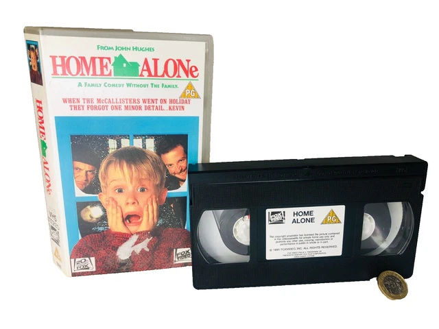 VHS VIDEO TAPE Movie Home Alone NO MOULD Vintage ra £9.95 - PicClick UK