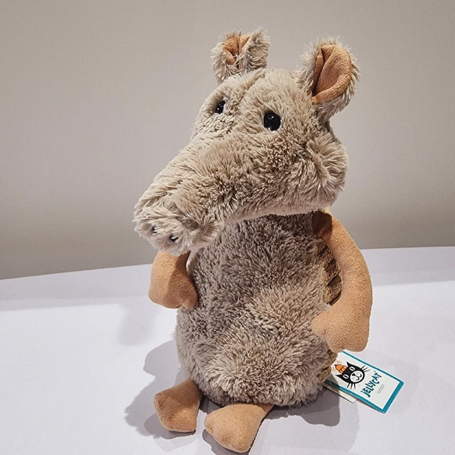 JELLYCAT ANGUS ARMADILLO New Soft Toy Plush BNWT very rare with tags Pd ...