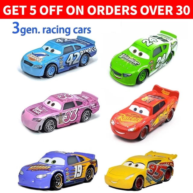 DISNEY PIXAR CARS 3 Metal Cal Eric Hollis KABUTO Véhicule 1:55 Diecast ...