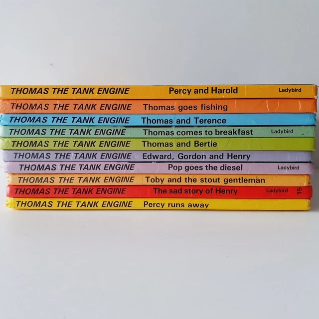 10 THOMAS THE TANK ENGINE Original Ladybird Books Vintage Bundle £12.98 ...