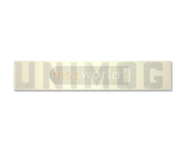 UNIMOG AUFKLEBER SCHRIFTZUG Emblem U401 U411 U403 U406 U421 U404 EUR 13 ...