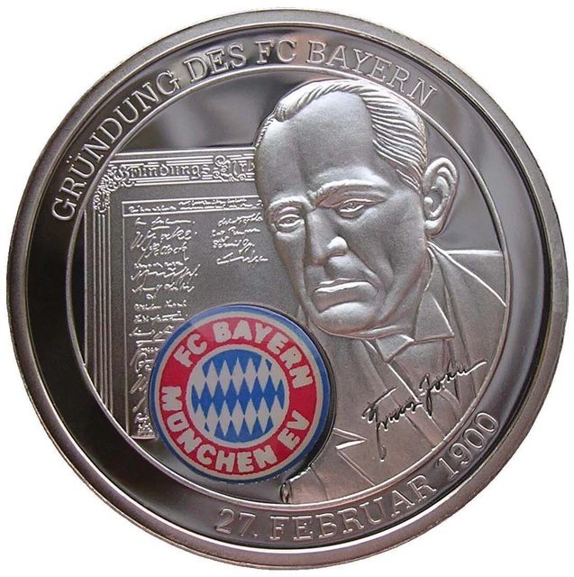 FC BAYERN MÜNCHEN - Münze-Medaille - Gründung Des Fc Bayern München. 27.02.1900 EUR 18,00 ...