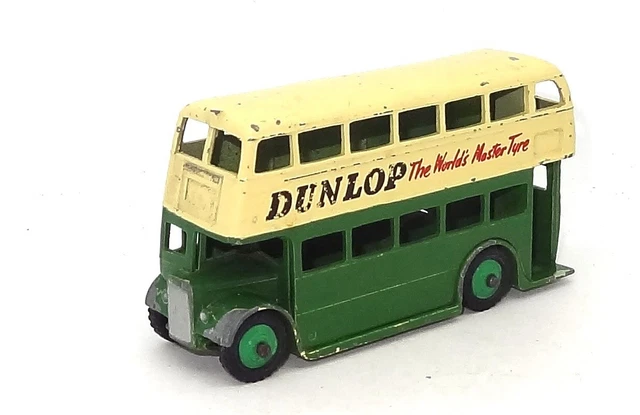 DINKY NO. 29C Leyland Titan Double Decker Bus - "Dunlop" 1954 - Rare ...