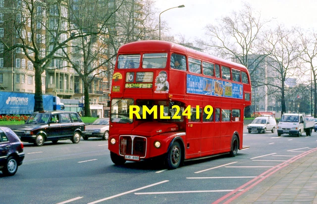 4 LONDON BUS Photos ~ Metroline - AEC RML Routemasters on Routes 6 & 10 ...