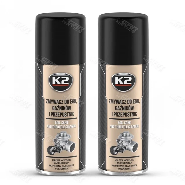 2 X K2 Carburettor EGR Turbo Intake Throttle Valve Injector Cleaner ...