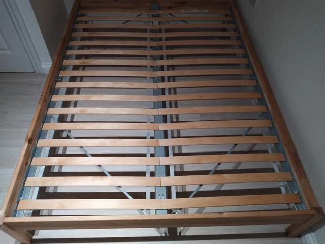 IKEA TARVA BED frame standard double pine wood with slats £52.72 ...