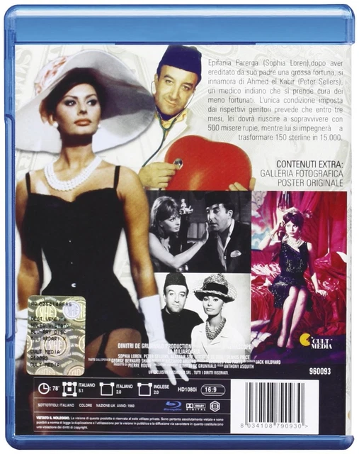THE MILLIONAIRESS (1960) (Blu-ray) Sophia Loren Peter Sellers Alastair ...