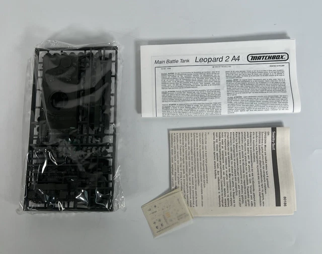 MATCHBOX 1:72 MAIN Battle Tank Leopard 2 A4 40182 Model Kit Sealed ...