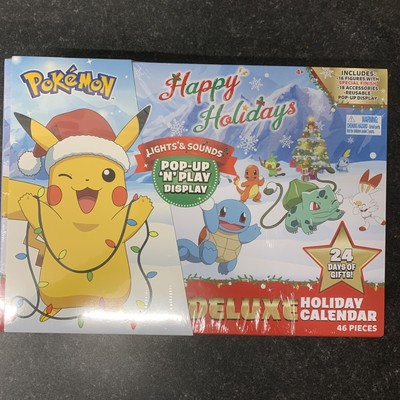POKEMON DELUXE HOLIDAY calendar pop up and play display - lights and ...