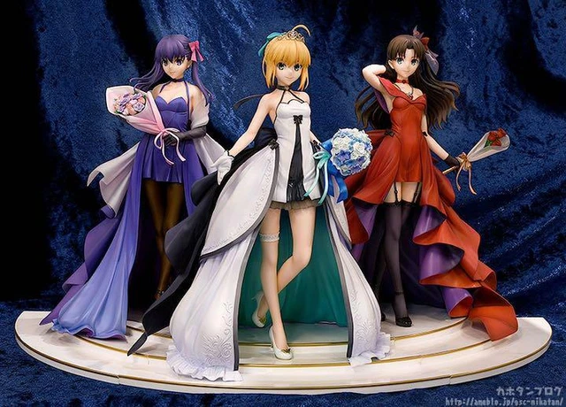 FIGURINE SABER RIN Tohsaka Sakura Matou 15th Celebration Dress Premium ...