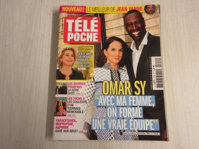 TELE POCHE 2754 19.11.2018 Omar SY Catherine DENEUVE Vanessa PARADIS ...