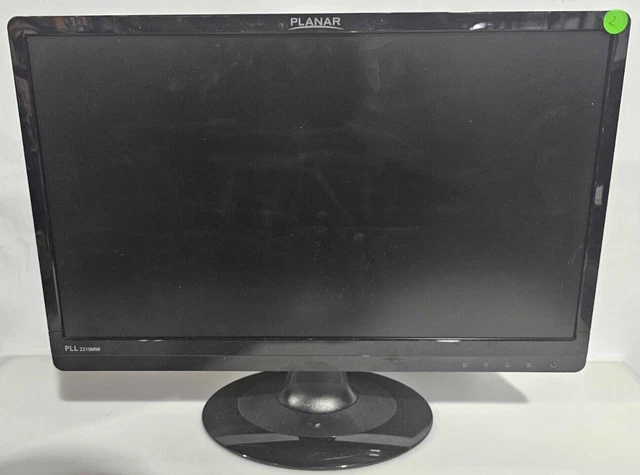 PLANAR PLL2210MW 22& Widescreen Black LCD Monitor 1920x1080 22024F8 $49 ...