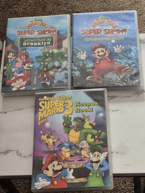 SUPER MARIO BROS Super Show Dvd Bundle X 3 REGION 1 £15.99 - PicClick UK