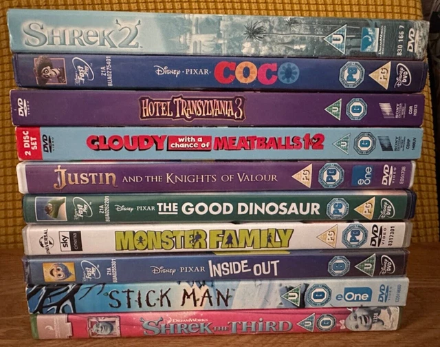 10 X KIDS Dvd Movie Bundle Disney, Pixar, Dreamworks etc. Job Lot £8.99 ...