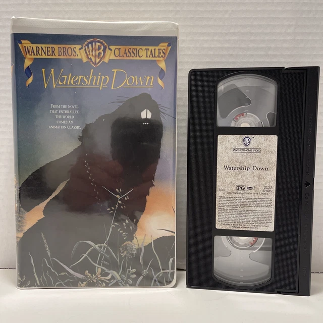 WATERSHIP DOWN (VHS Tape 1996 WB) 1978 animation Richard Adams Vintage ...