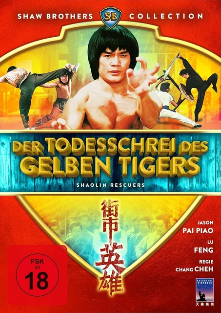 DER TODESSCHREI DES gelben Tigers-Shaolin Rescuers (Shaw Brothers Collection NEU EUR 12,99 ...