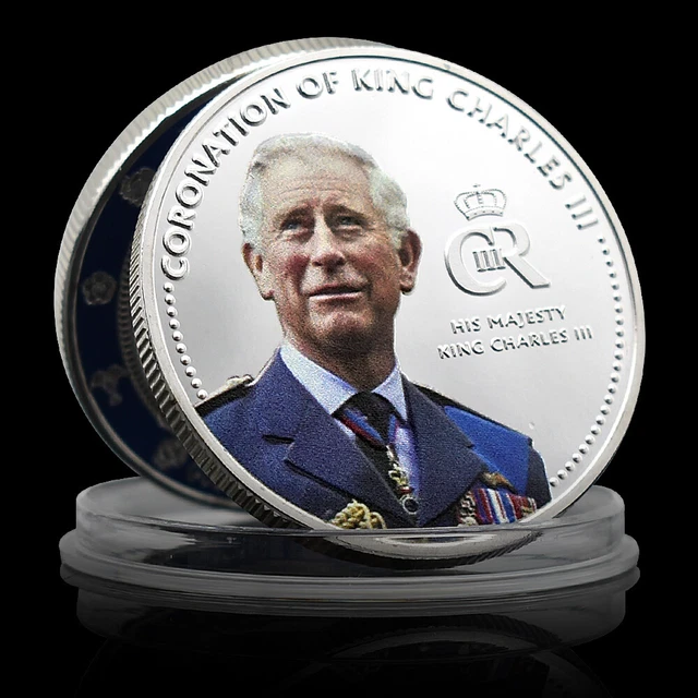 KING CHARLES III Coin 2023 The King of England Silver Coin Collectibles ...