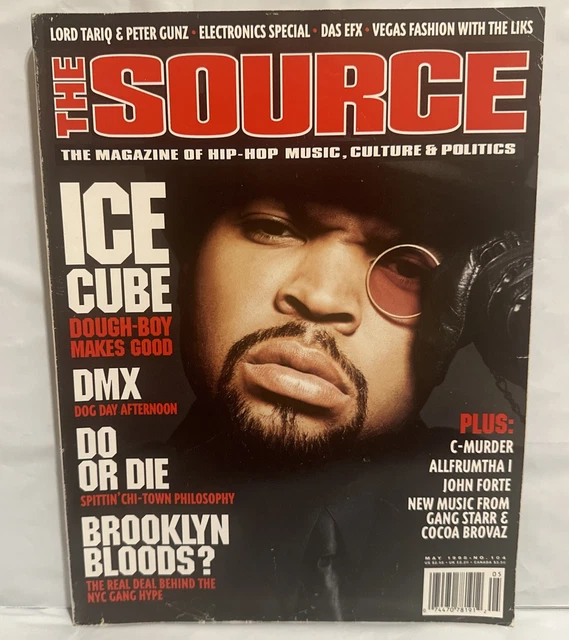 THE SOURCE HIP Hop Magazine Ice Cube, DMX, Das EFX, C-Murder Iss. # 104 ...
