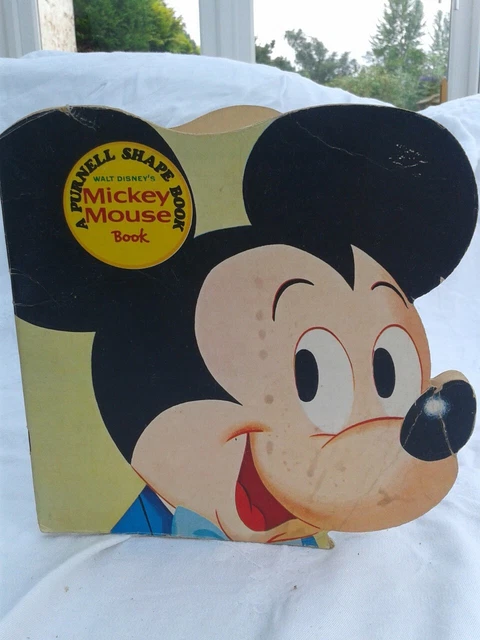 WALT DISNEY'S MICKEY Mouse Book. A Purnell Shape Book. Paperback. 1971 ...